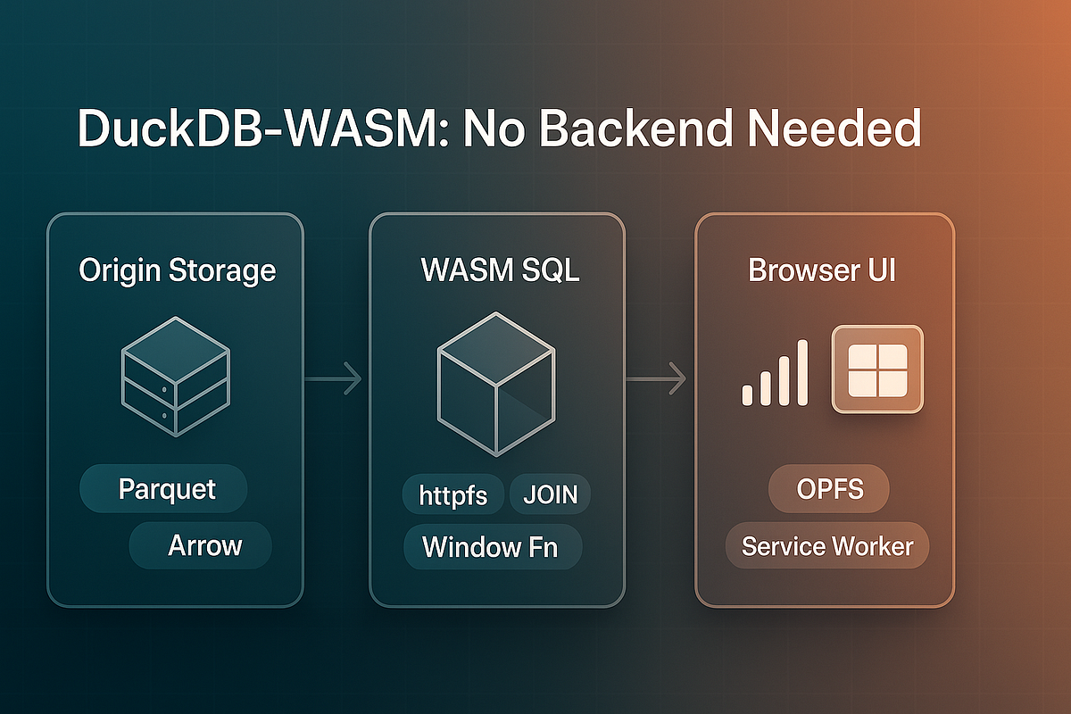 10 DuckDB-WASM Demos That Replace Backends | by Thinking Loop | Medium