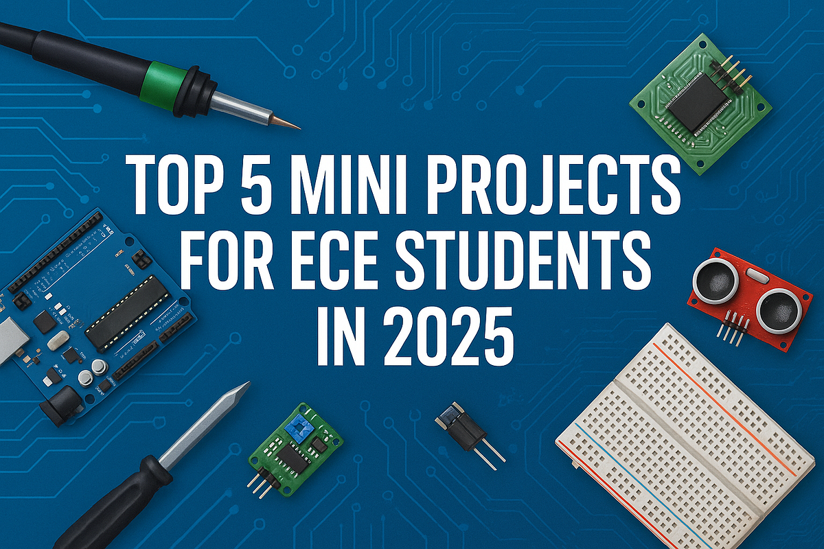 Top 5 Mini Projects for ECE Students in 2025 (With Easy Ideas + Tools) | by Sujithra | Medium