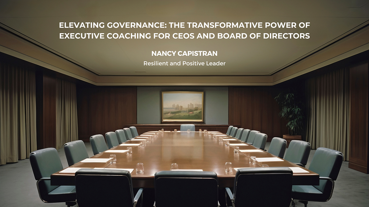 Elevating Governance: The Transformative Power of Executive Coaching ...