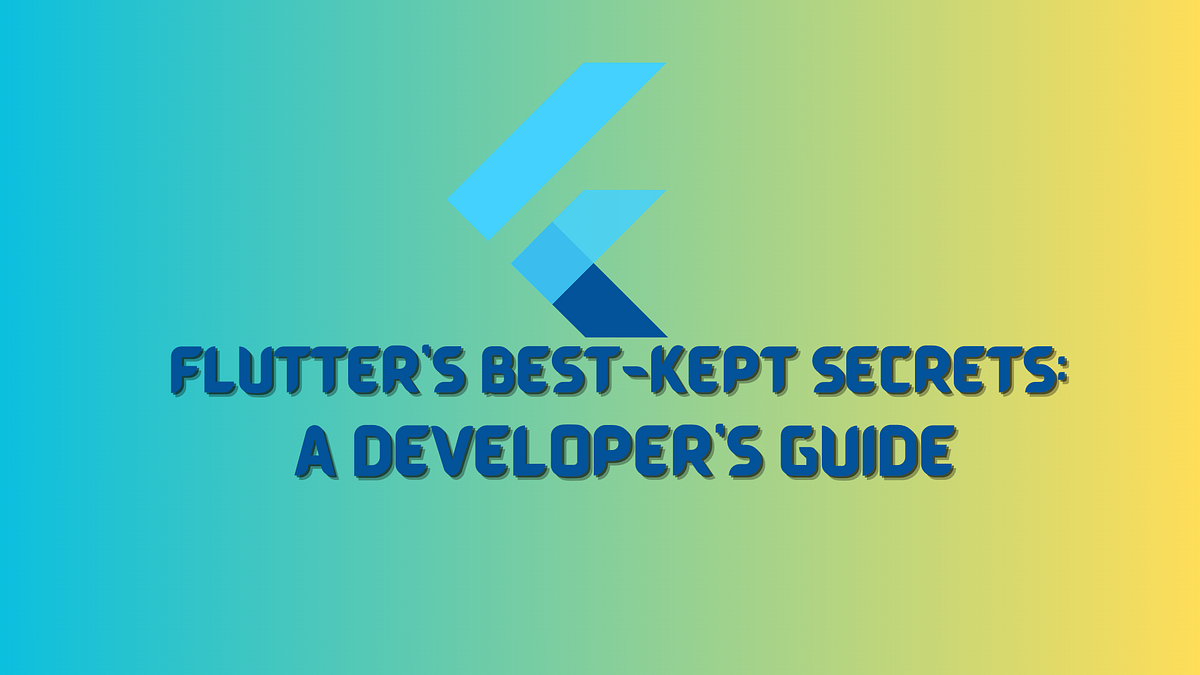 Exploring Lesser-Known Flutter Packages: Hidden Gems for App Development | by Nandhu Raj | Sep ...