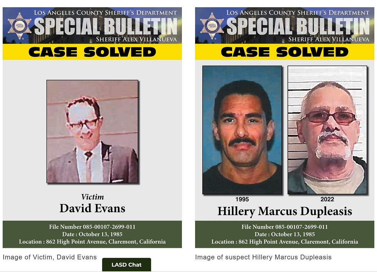 Solving a 36-Year-Old Cold Case in Los Angeles County | by Don ...