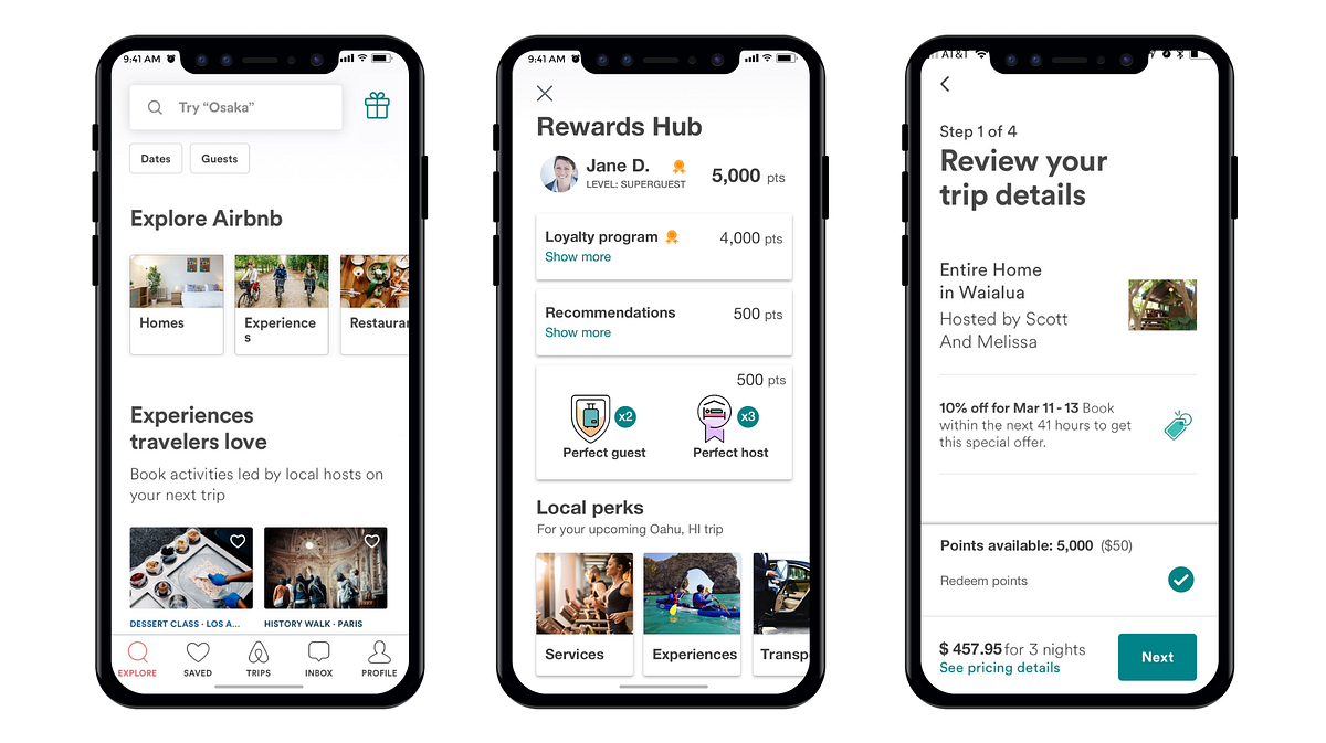 “Rewards Hub” — a new feature for Airbnb | by Svetoslav Yanachkov | Medium