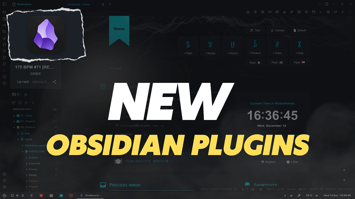 New Useful Obsidian Plugins: HelpMate, Multi-properties, Teleprompter ...