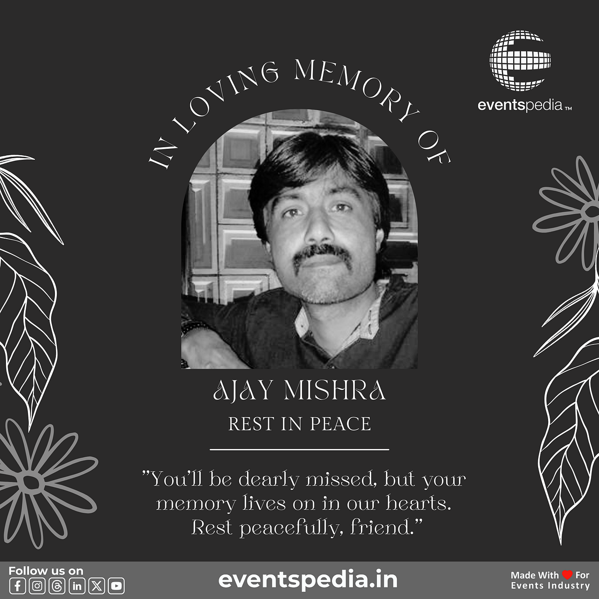 REMEMBERING MISHRA JI - Eventspedia India - Medium