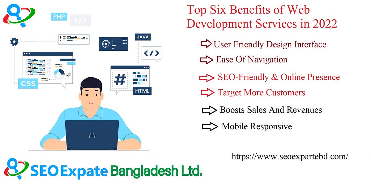 In 2022, the Top Six Benefits of Web Development Services | by Nusrat ...