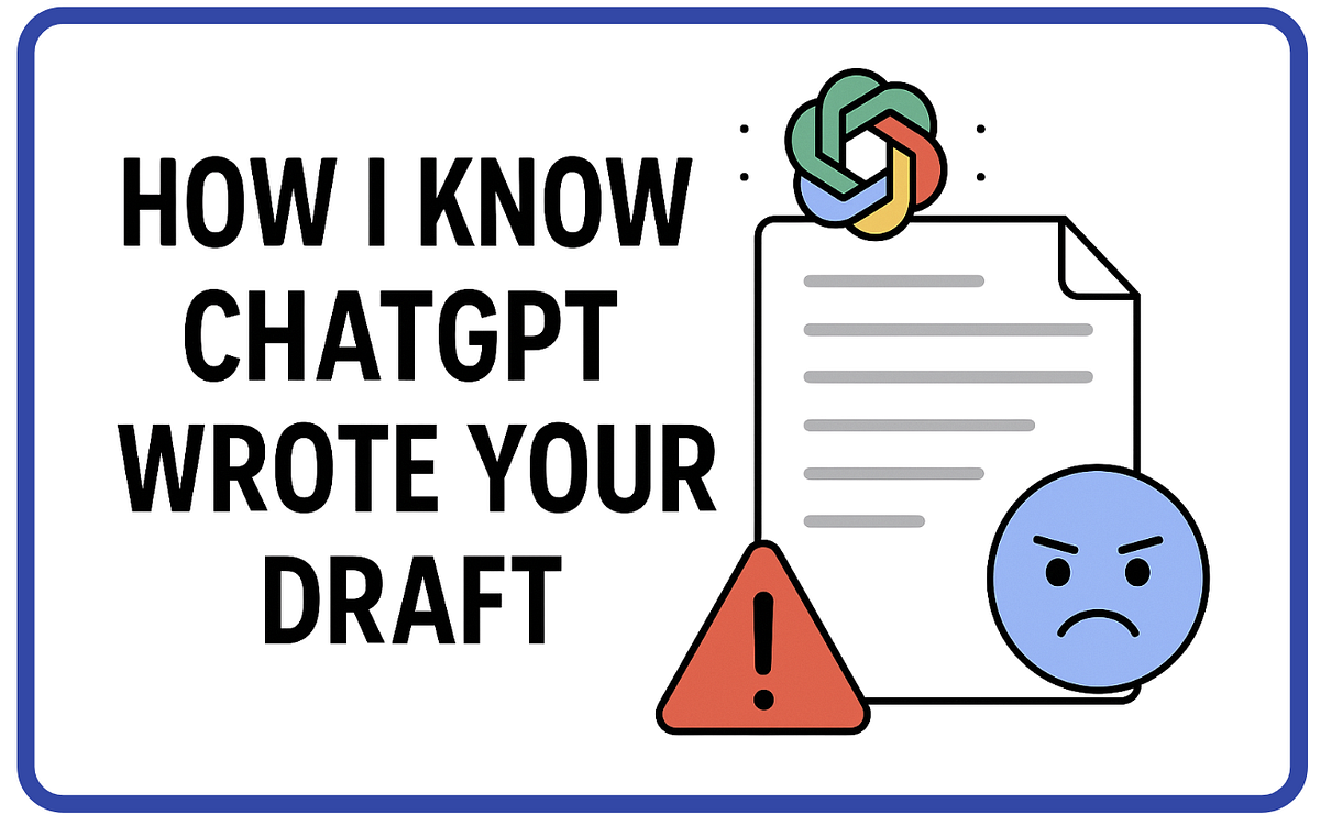 How I Know ChatGPT Wrote Your Draft | by Tech Fusionist | Nov, 2025 ...