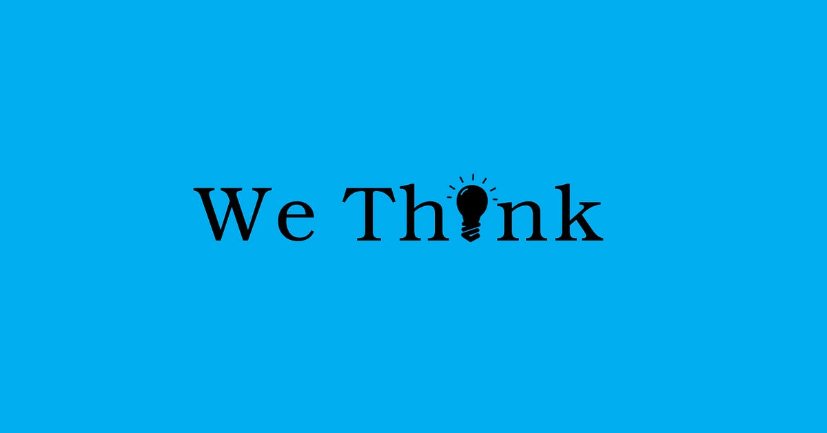 รวมบทความที่เขียนลง We Think. นี่คือบทความที่เราเขียนลงเพจ We Think ...