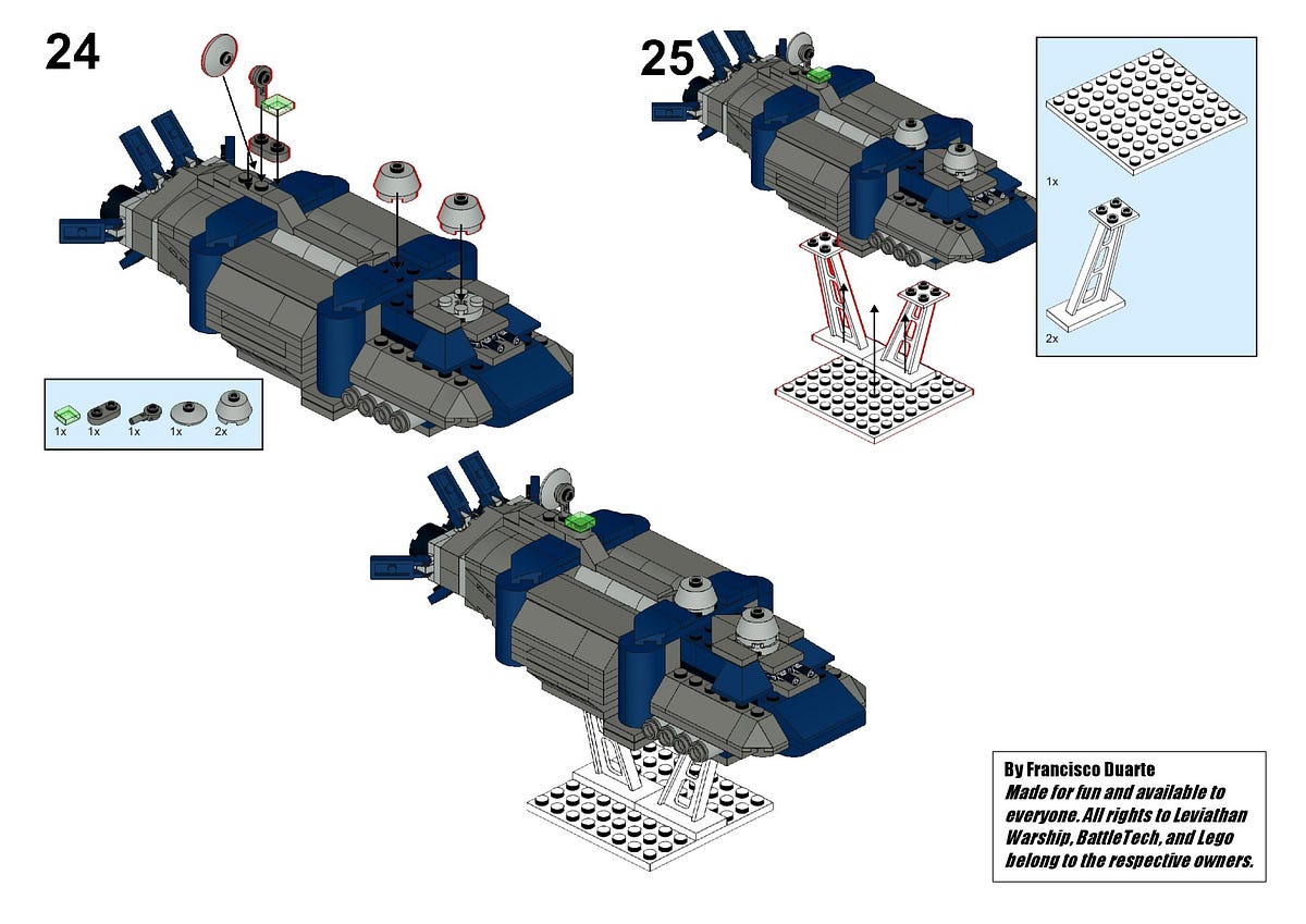 Warship Build 26 — Leviathan Heavy Transport | by Francisco Duarte | Medium