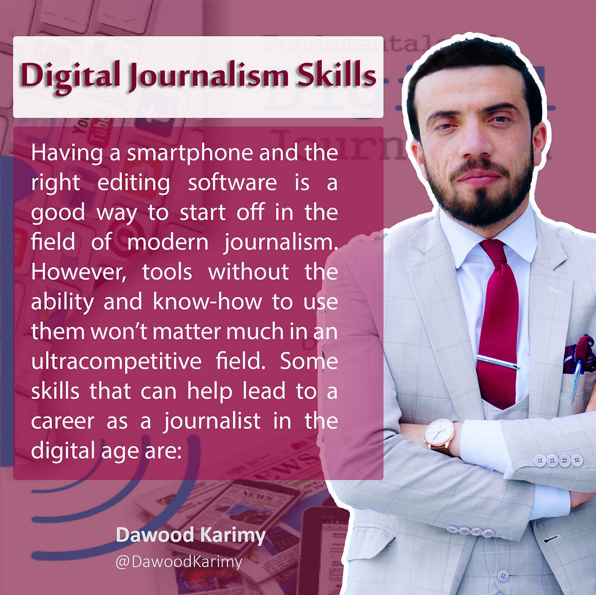 Digital Journalism Skills - Dawood Karimy - Medium