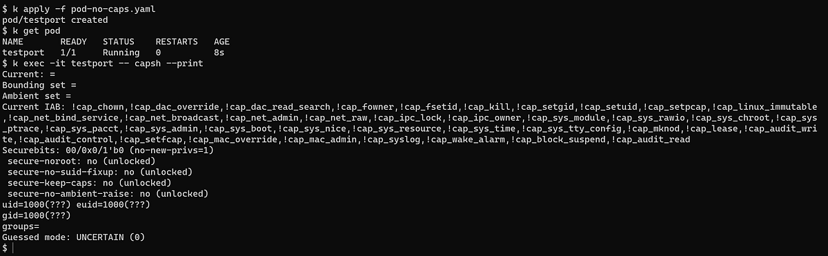 Why am I able to bind a privileged port in my container without the NET_BIND_SERVICE capability ...