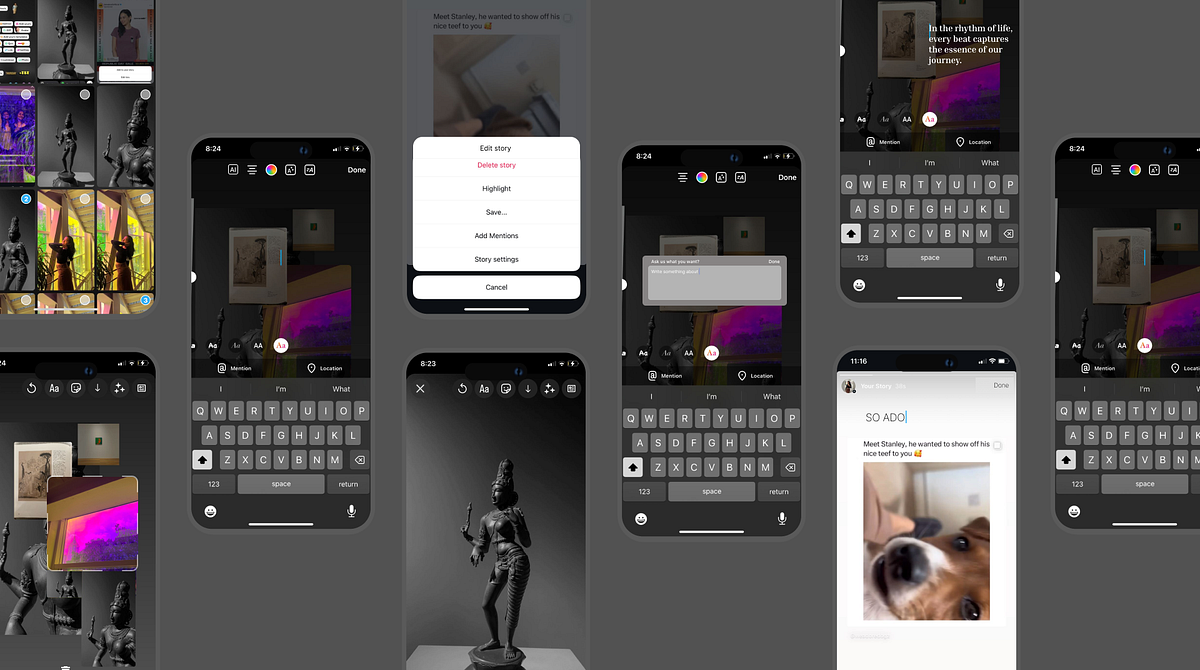 Redesigning Stories on Instagram UI/UX Case Study | by Sharvani | Medium