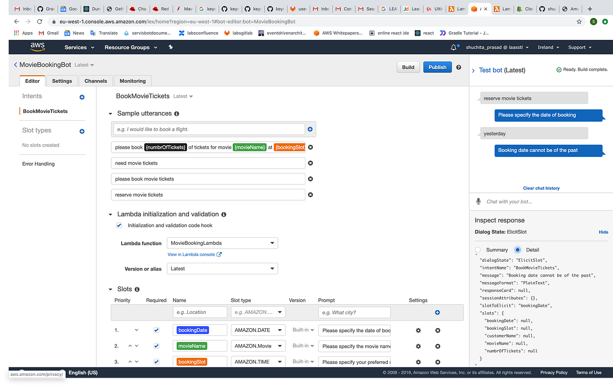 AWS Lex/Chatbot Python Lambda. The objective of this article is to ...