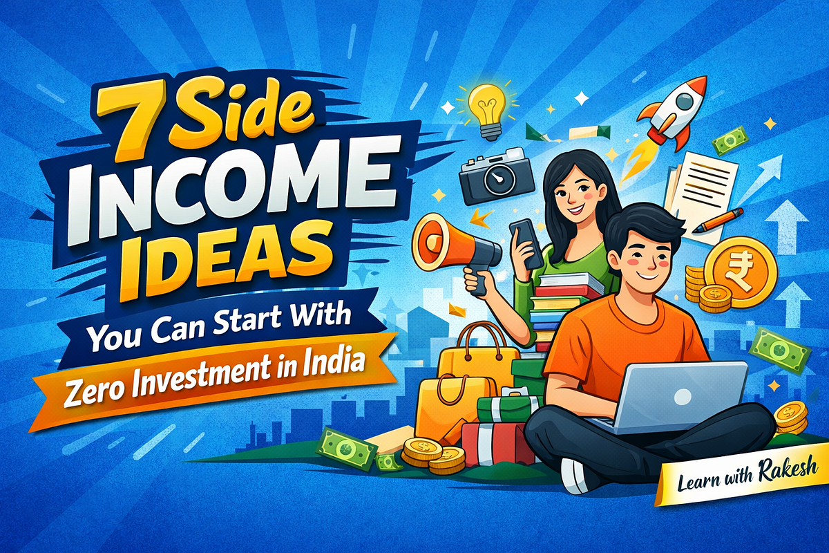 7 Side Income Ideas You Can Start With Zero Investment in India ...