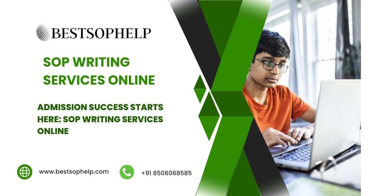 Admission Success Starts Here: SOP Writing Services Online | by ...