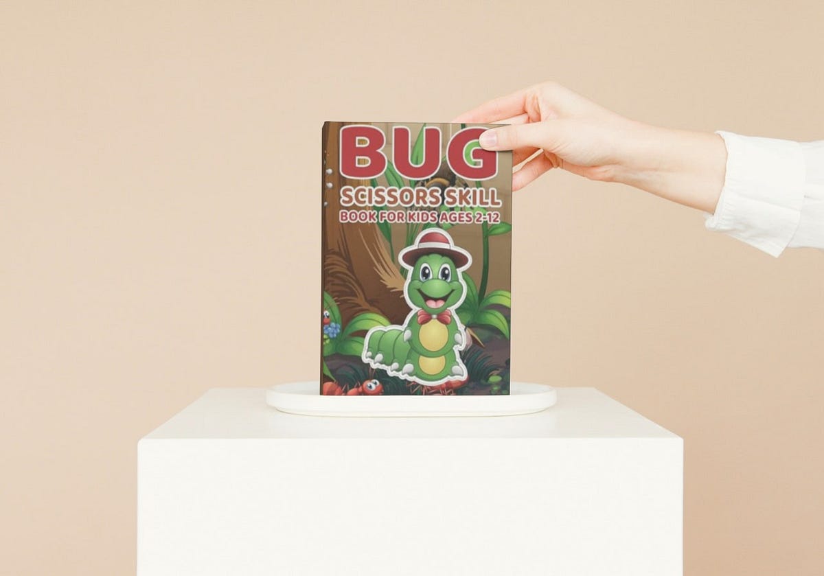 Scissors Skills Coloring Book About Bugs: A Fun and Educational ...