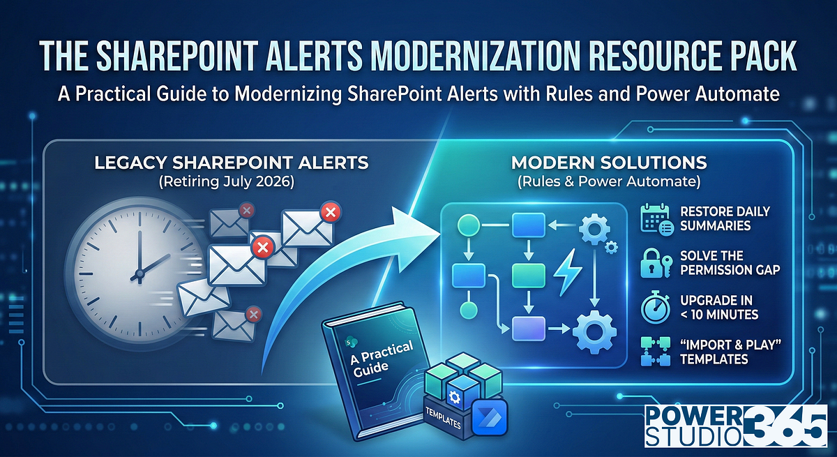 SharePoint Alerts Are Retiring: How to Migrate Your Alerts to Power ...