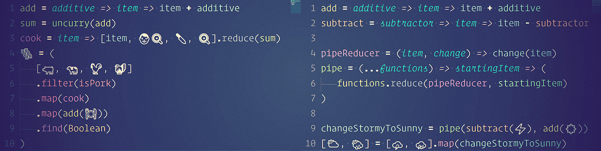 Functional Programming Basics w/ Emojis | by Kevin Ghadyani | ITNEXT