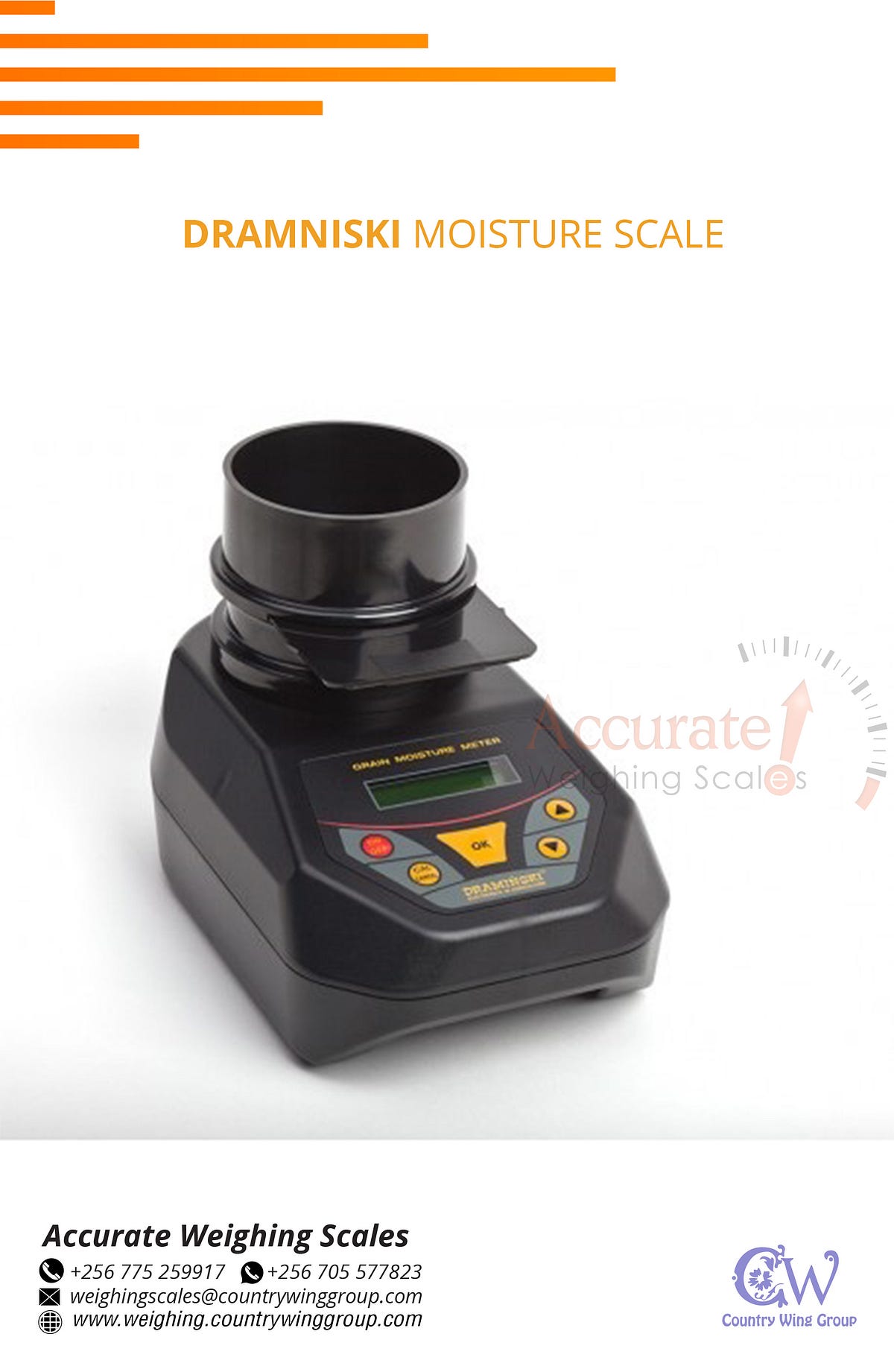Grain moisture analyzer with auto calibration harvesting seasons in ...