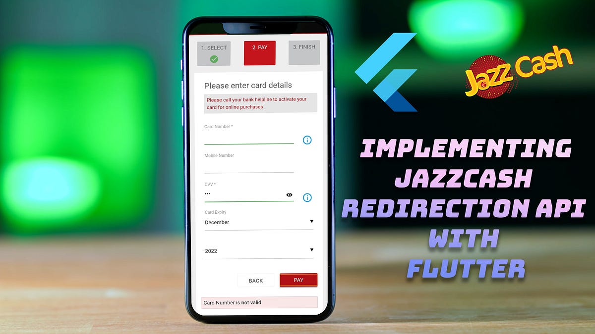 Flutter Payment Gateway Integration Jazzcash Redirect Api Using