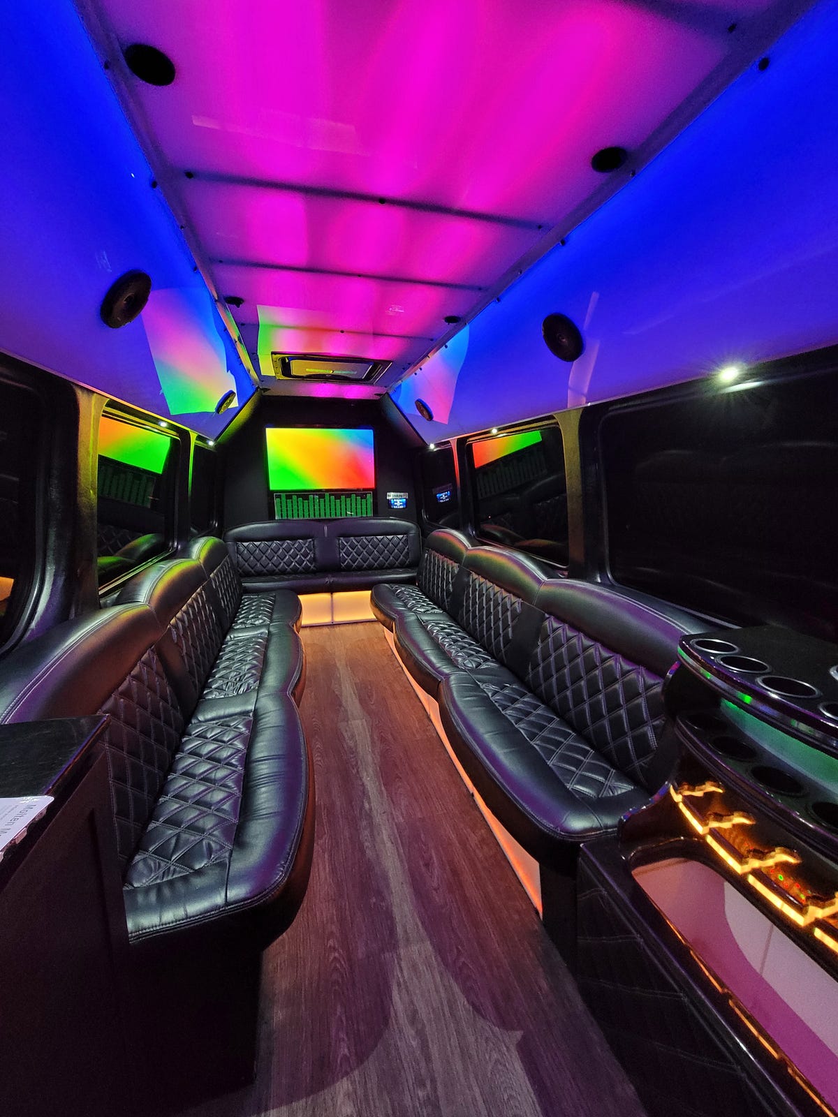 Title: Deluxe Limousine Party Busses: The Ultimate 2024 Prom Party ...