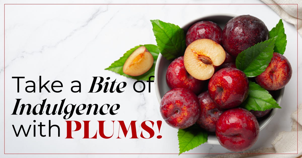 Take the bite of indulgence with plums! | by Hadiquajabeen | Thankfully ...