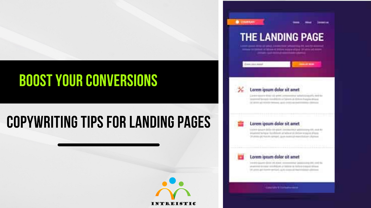 Boost Your Conversions: Copywriting Tips for Landing Pages | by ...