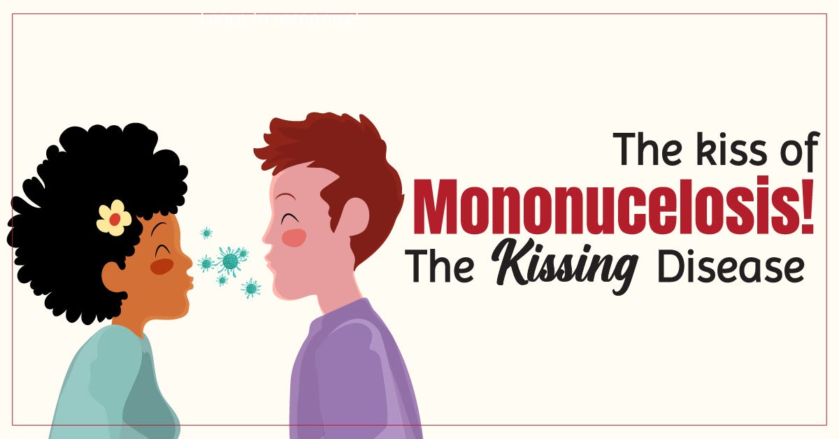 The Kiss of Mononucleosis!. The Kissing Disease | by Hadiquajabeen | Thankfully Yours, Nature ...