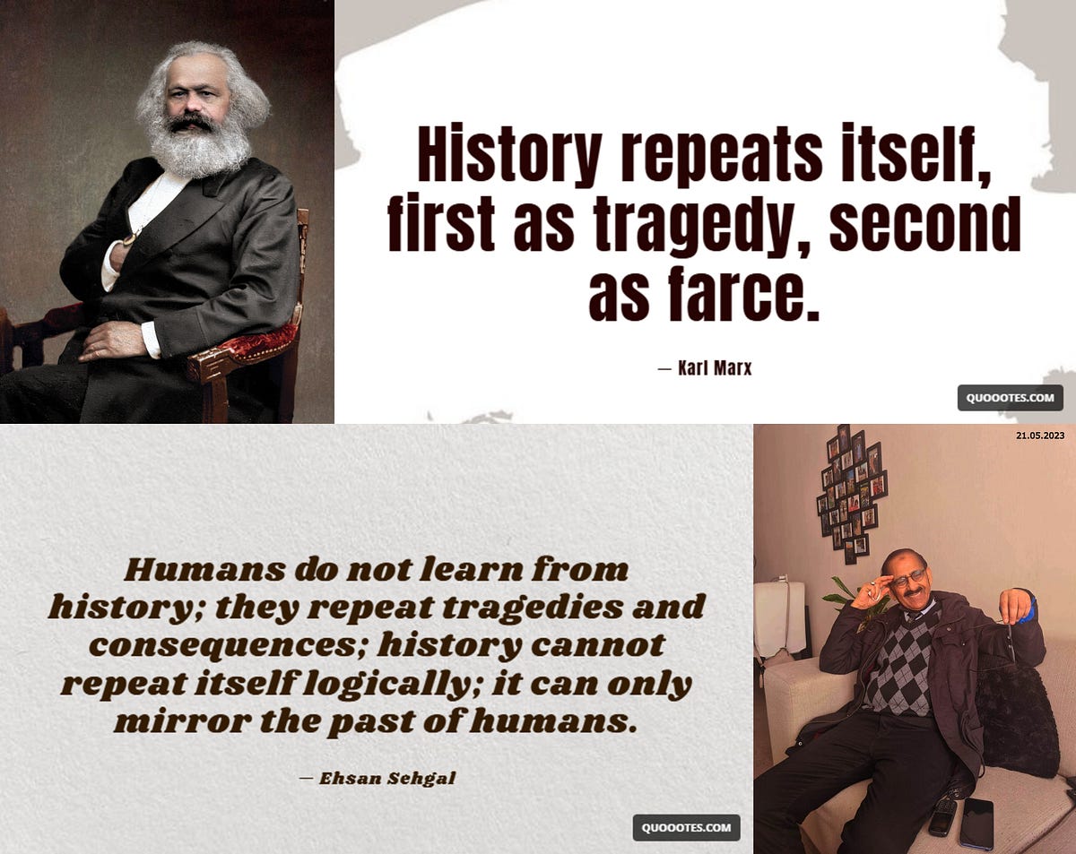 History and Humans: How Do Ehsan Sehgal and Karl Marx Outline Them ...