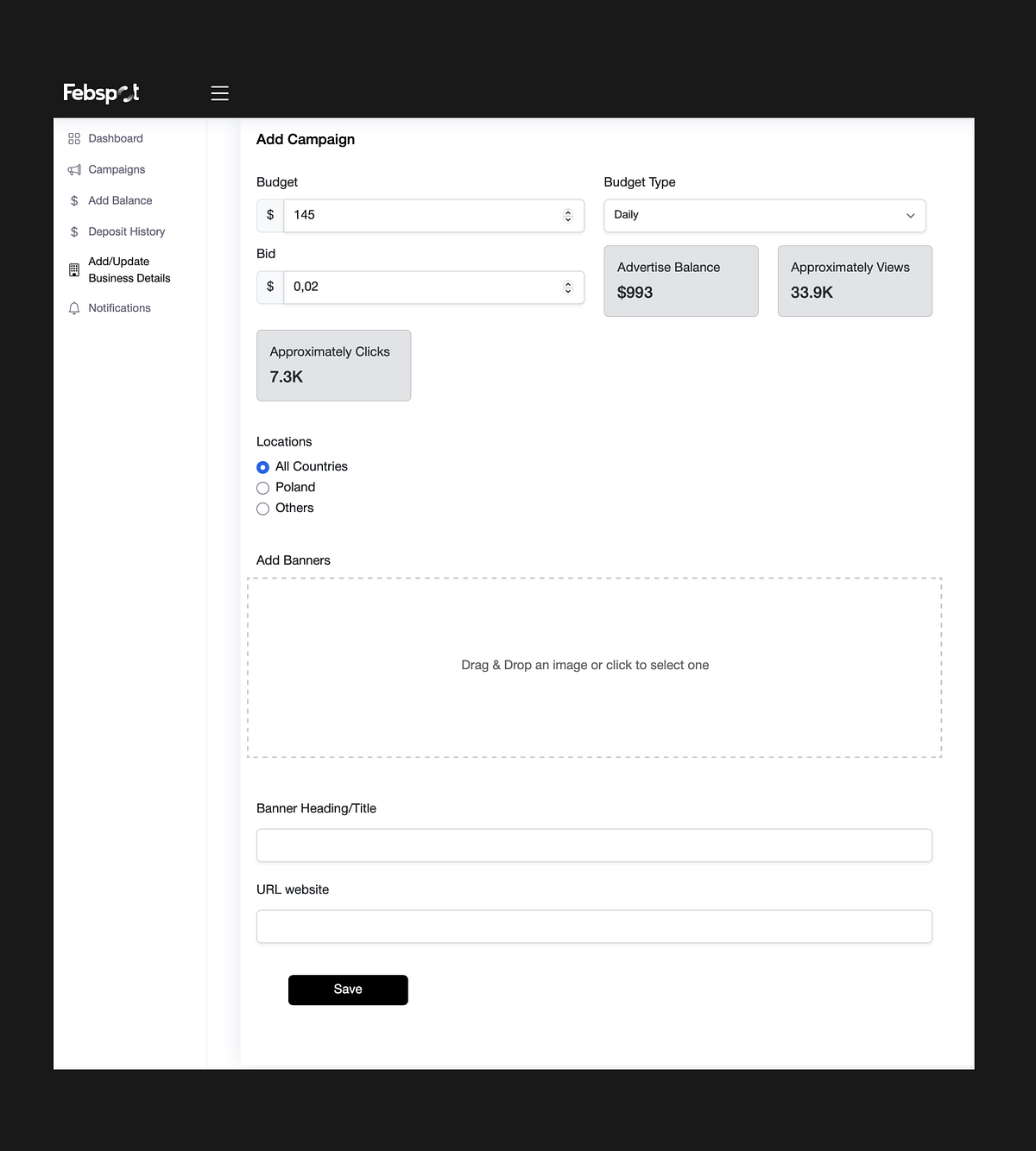 Update 2.0 ADS Febspot Platform - Febspot - Medium