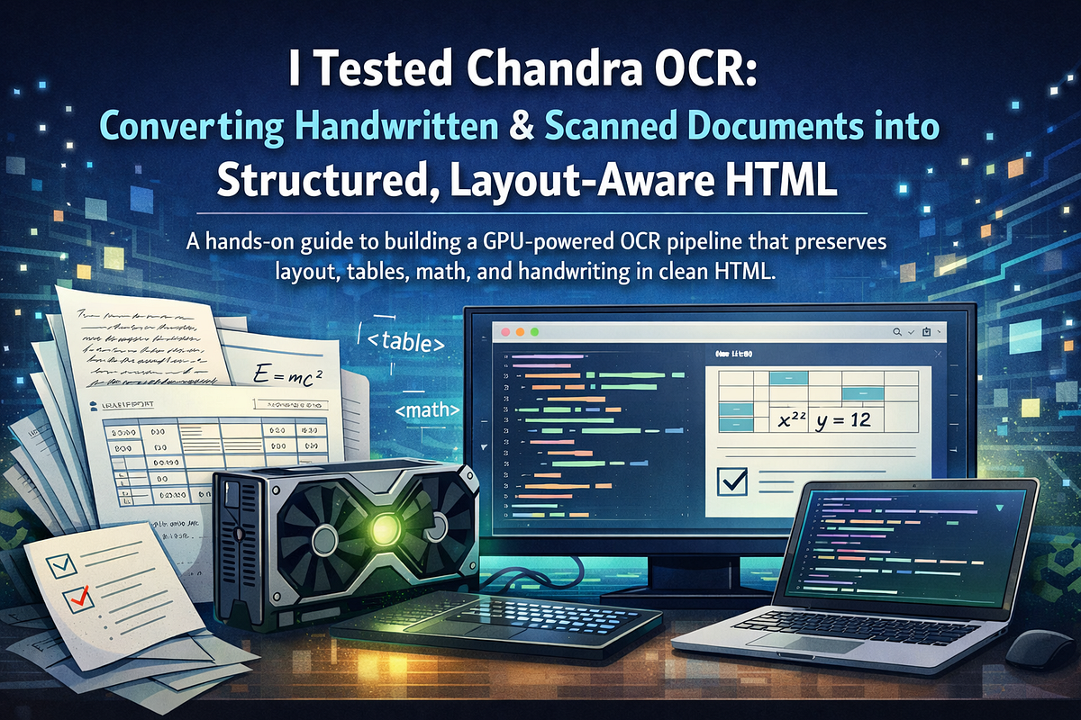 I Tested Chandra OCR: Converting Handwritten & Scanned Documents into ...