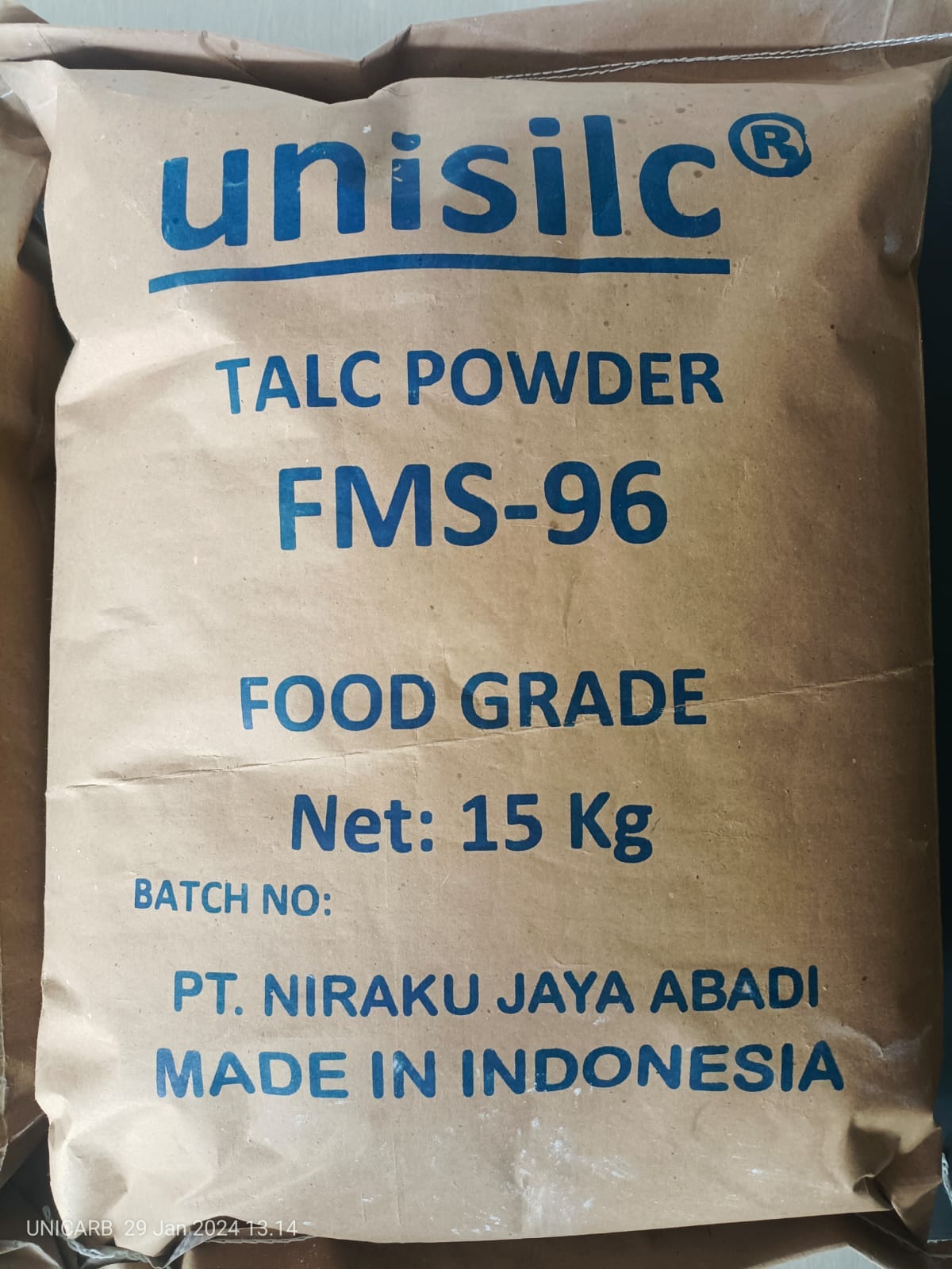 Harga Food Grade Talc - UNICARB - Medium