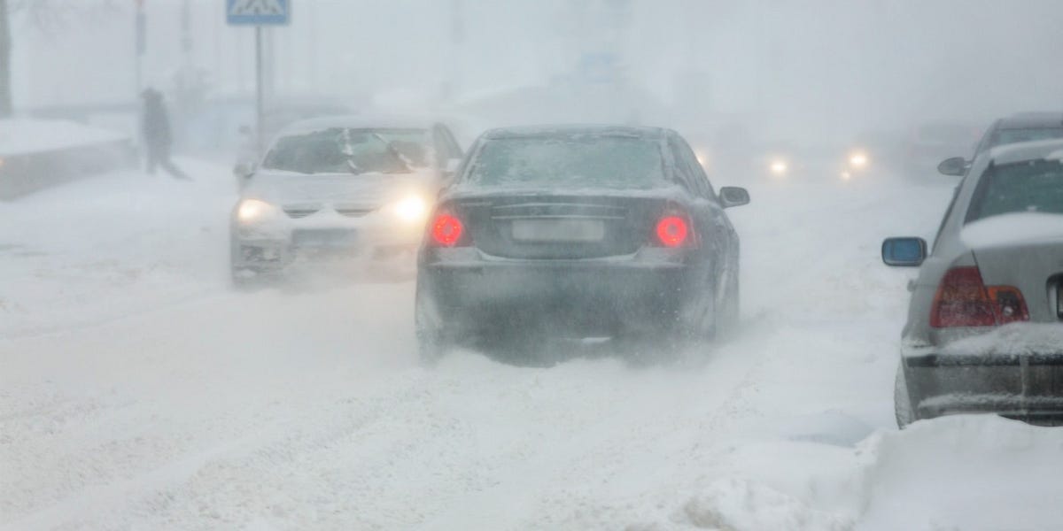 Crazy winter driving in snow storm today | by Doug Braun | Medium