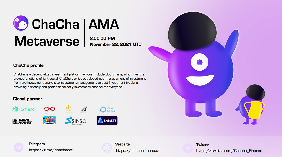 Chacha opens 3D Metaverse new finance | by ChaCha | Medium