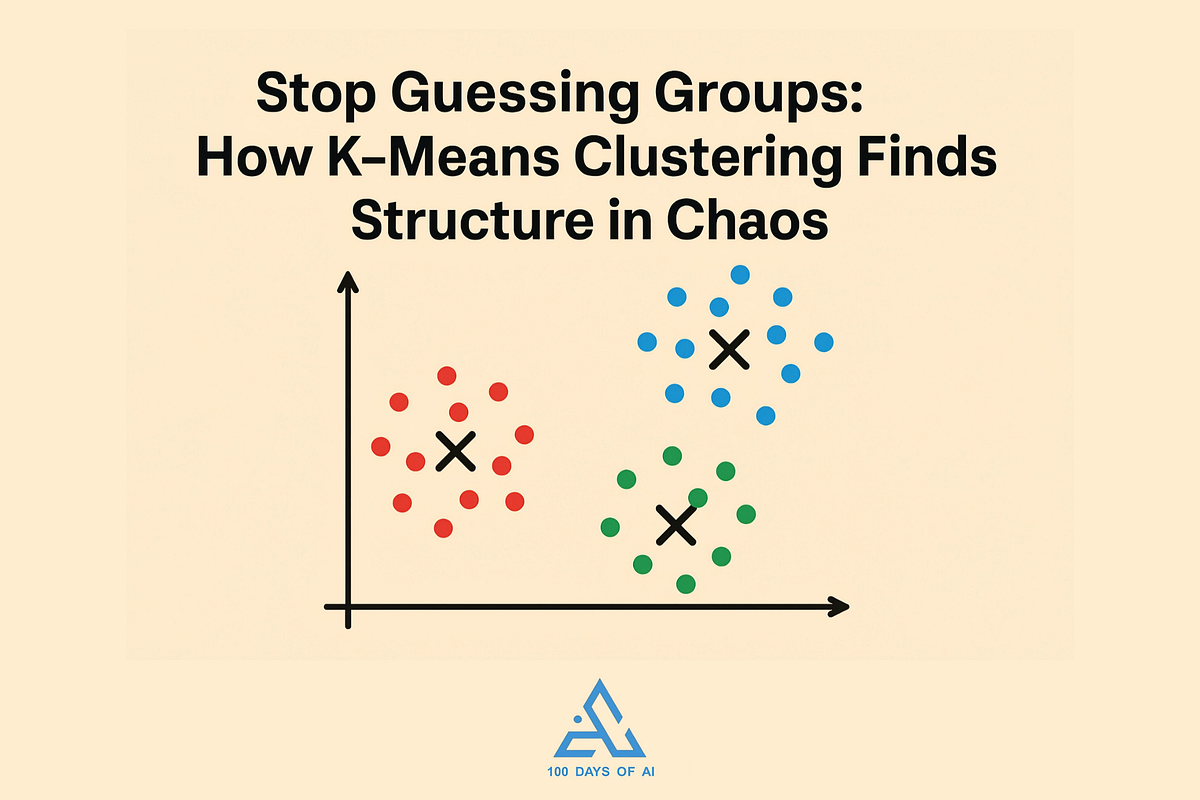 Stop Guessing Groups: How K-Means Clustering Finds Structure in Chaos | by Jainil Gosalia | May ...