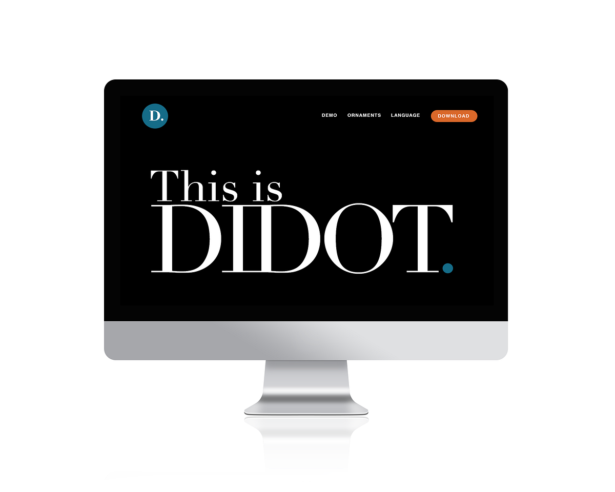 The Typeface You NEED — Didot. Task: | by Cara Rosales | Medium