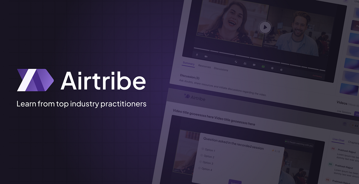 Beyond Streaming: A Deep Dive into Airtribe’s Enhanced Video Viewing Experience | by Karan | Medium