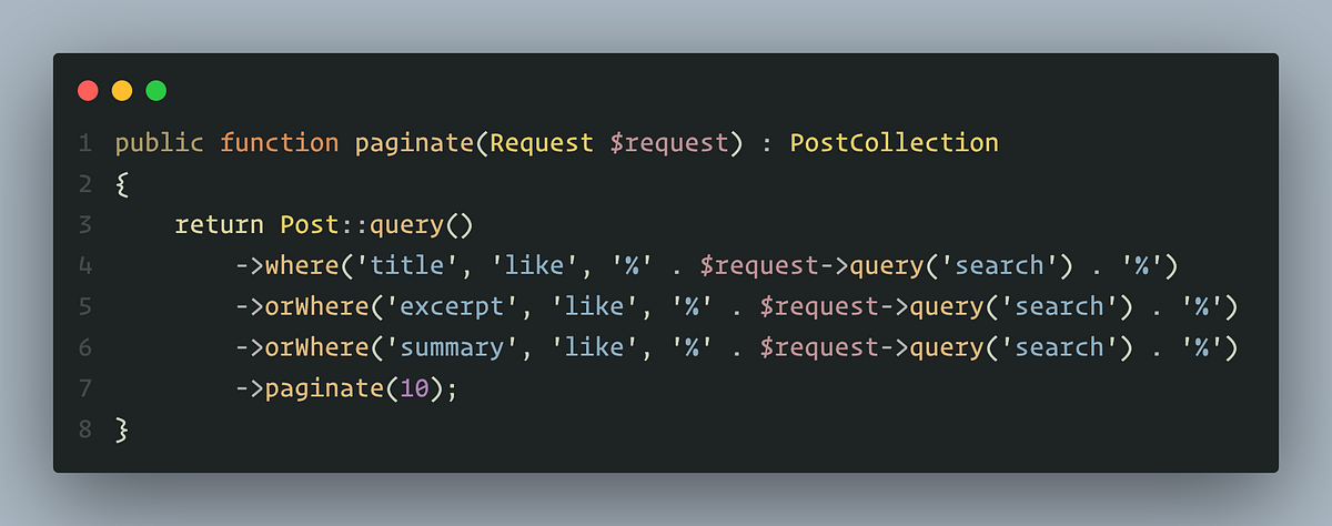 Query Filters in Laravel. This technique is inspired from Coder’s… | by ...