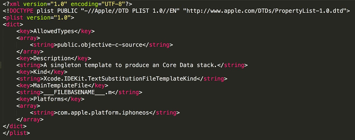 Creating a custom file template for Xcode | by Dylan Shine | Medium