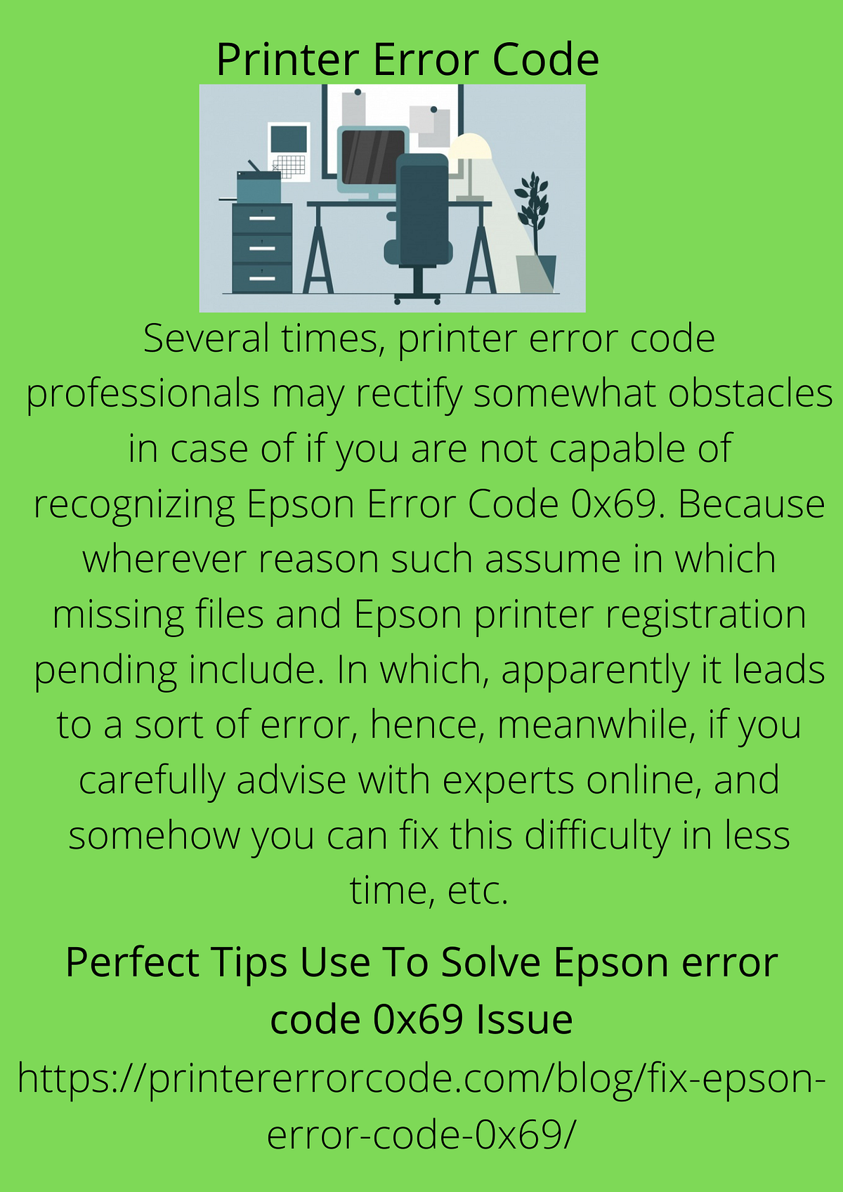 Perfect Tips Use To Solve Epson Error Code 0x69 Issue Printererror Medium