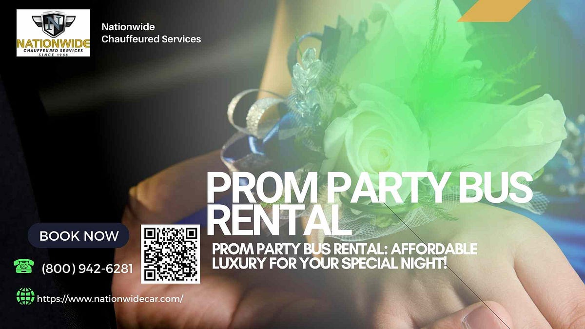 Prom Party Bus Rental: Affordable Luxury for Your Special Night! | by ...
