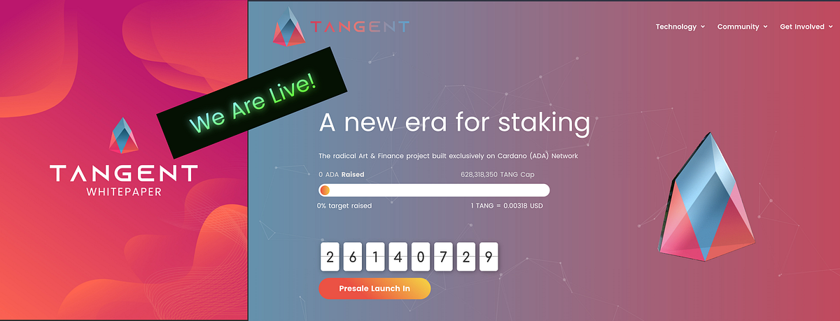 Tangent release their eagerly anticipated Website & Whitepaper ...