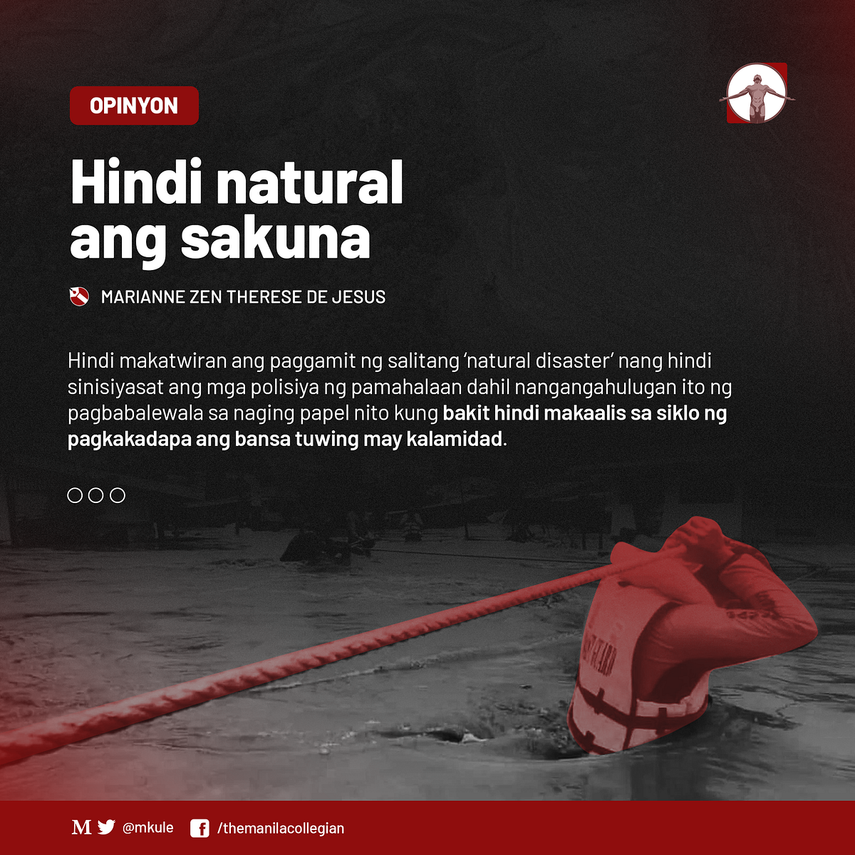 Hindi natural ang sakuna. Ni Marianne Zen Therese De Jesus | by The Manila Collegian | Medium