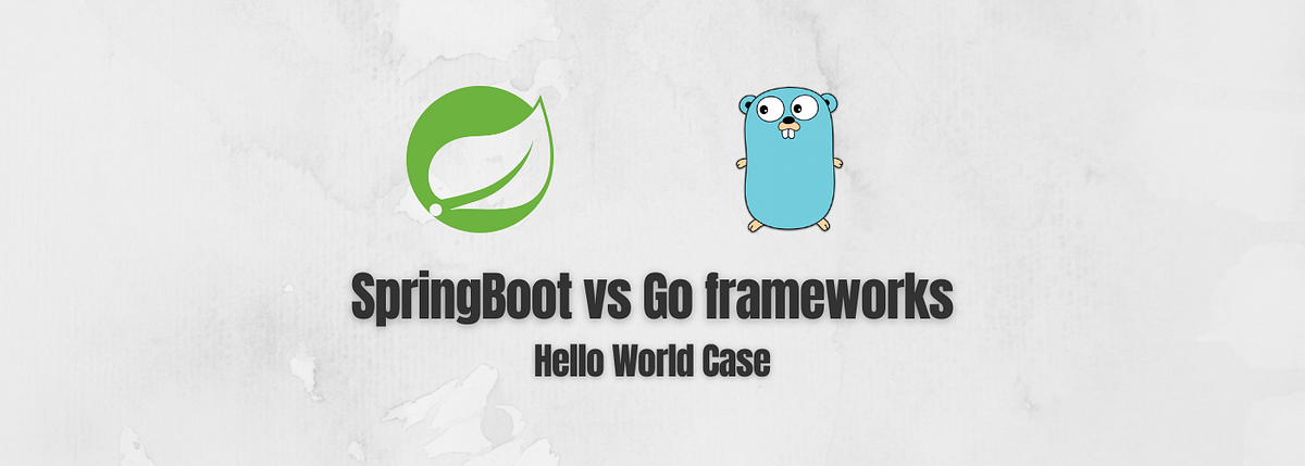 SpringBoot vs Go Frameworks: Hello World Performance | Tech Tonic