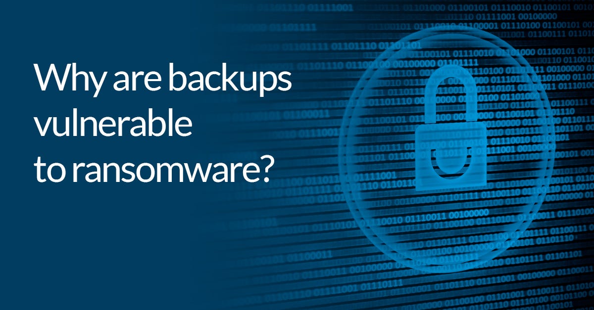 Why are backups vulnerable to ransomware? | by Richard Gall | Macrium ...