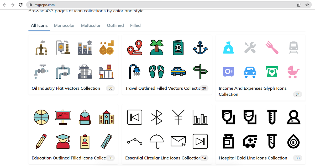10 Cool Websites To Get SVG Icons | by Maryammrae | Medium