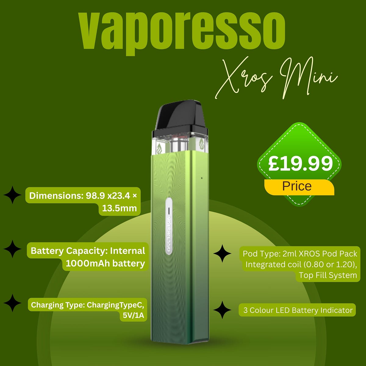 Vaporesso Xros Mini Pod Kit Review — Compact Design and Powerful ...