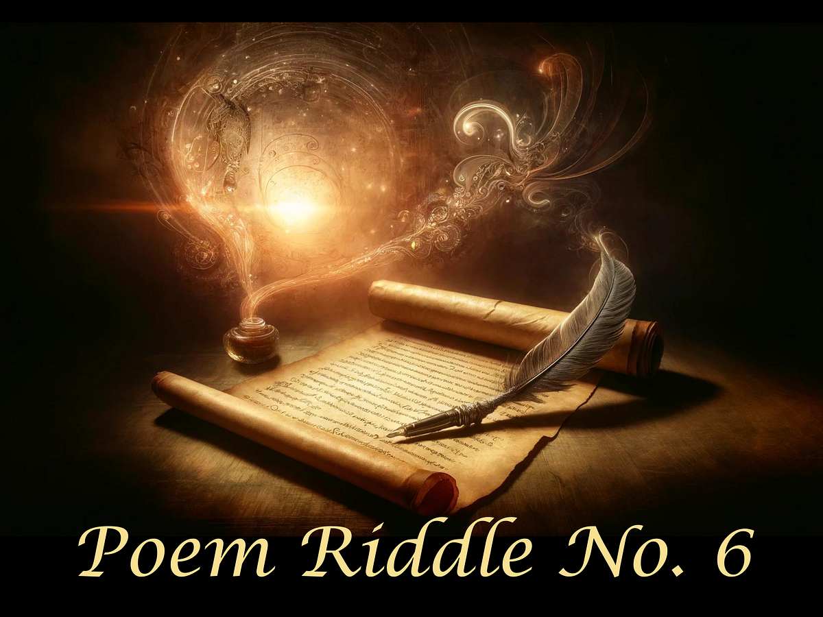 Rhyming Riddle №6 — Can You Figure It Out? | by Nakia Allen | Read or Die! | Jun, 2024 | Medium