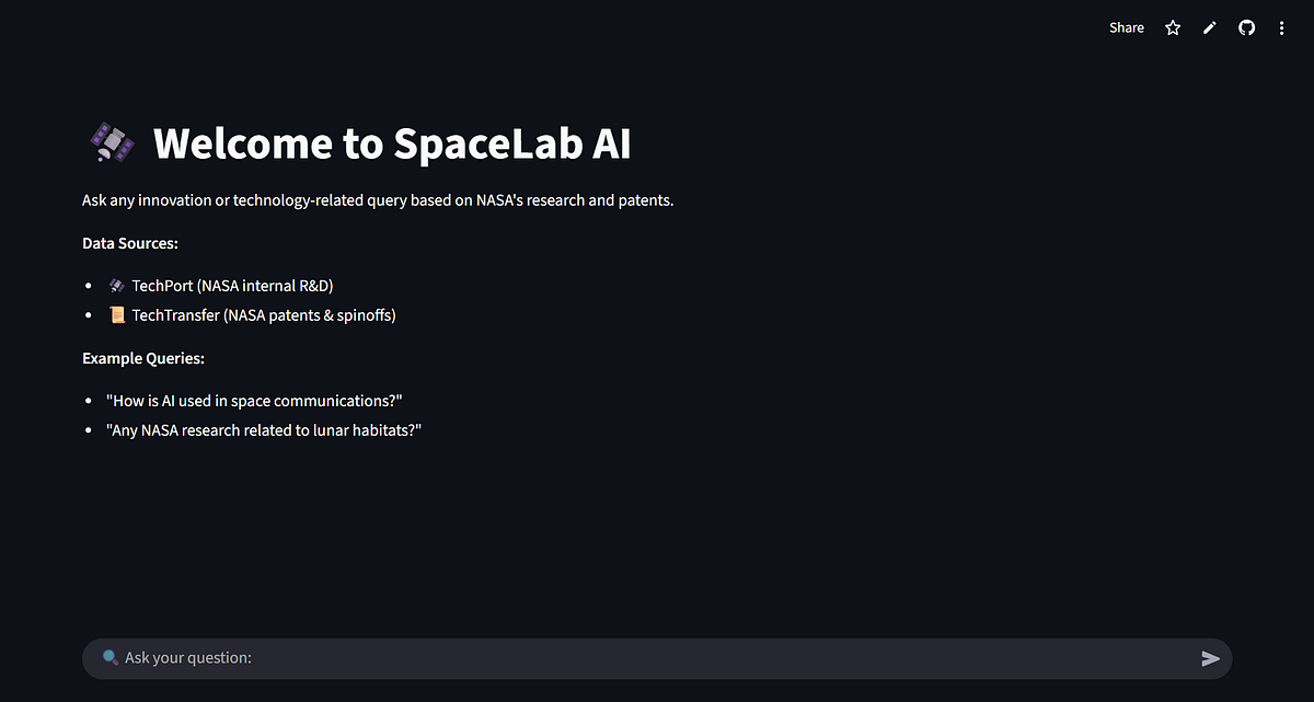 Introducing SpaceLab AI: A Smart Assistant That Translates Space Tech ...