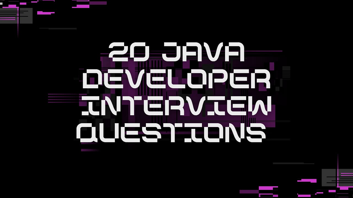 🚀 20 Real Java Interview Questions Every Developer Must Know. | by Shubham Vartak | Medium