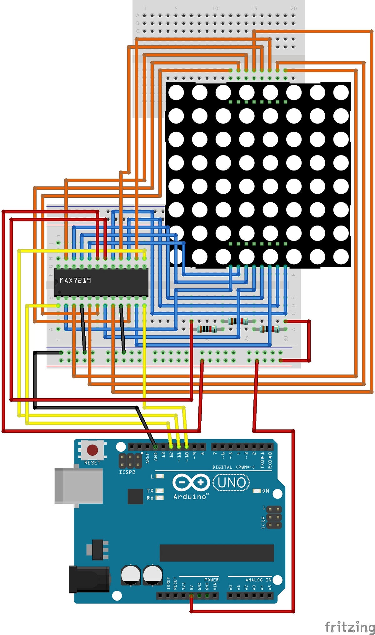 Arduino: Led Matrix 8×8, Max7219 and Arduino Uno R3 | by Julien Louage ...